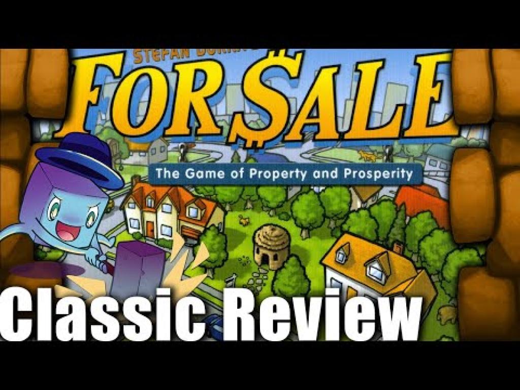 Classic Review: For Sale - with Tom Vasel | The Dice Tower
