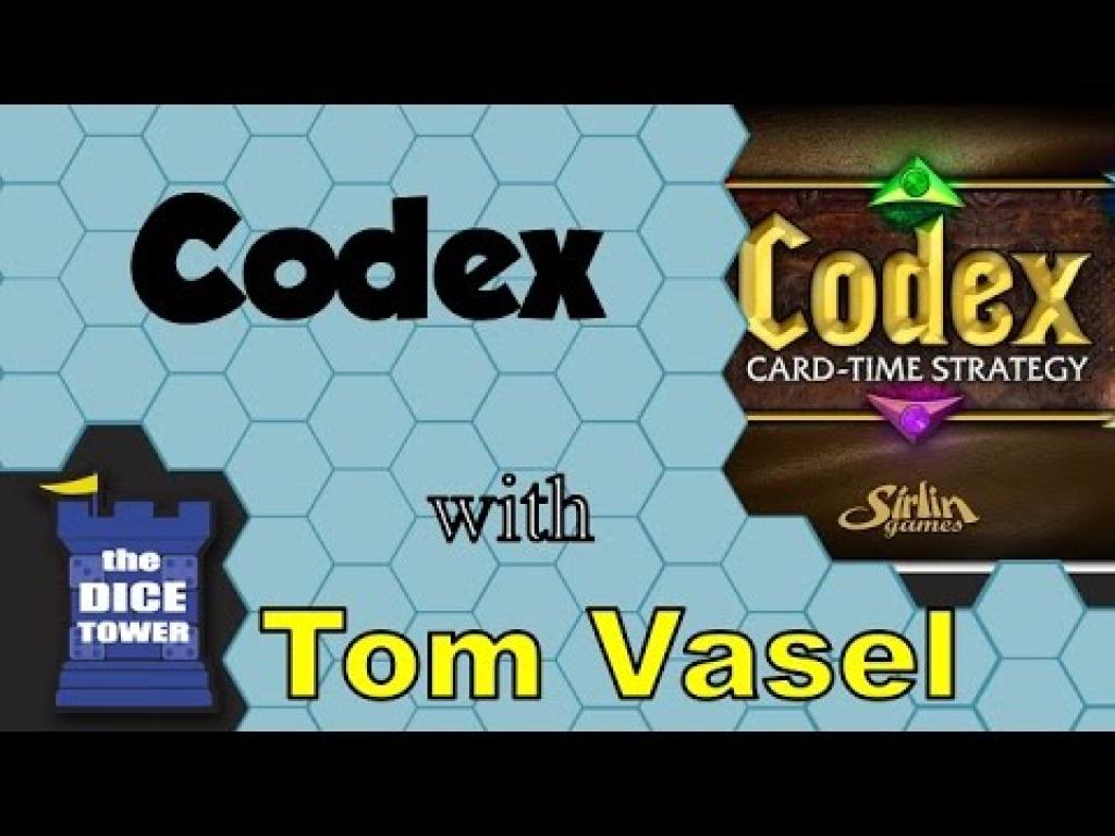 Codex Complete Overview - with Tom Vasel|The Dice Tower