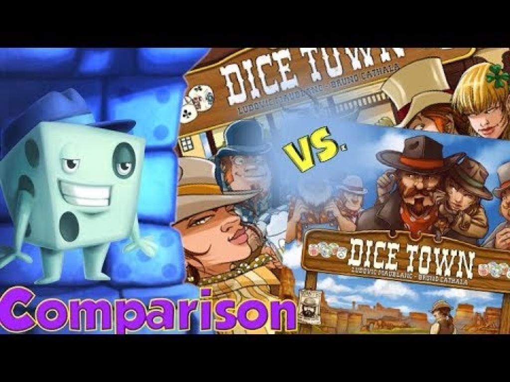Dice Town Comparison - with Tom Vasel | The Dice Tower