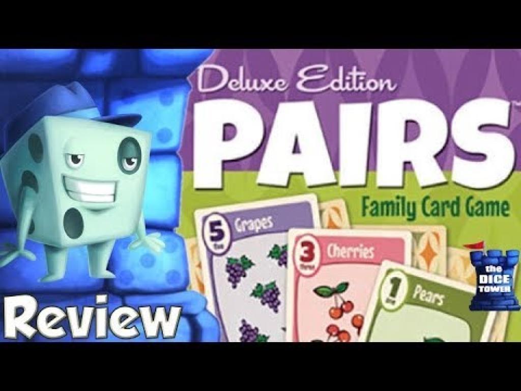 Pairs: Deluxe Edition Review - with Tom Vasel|The Dice Tower