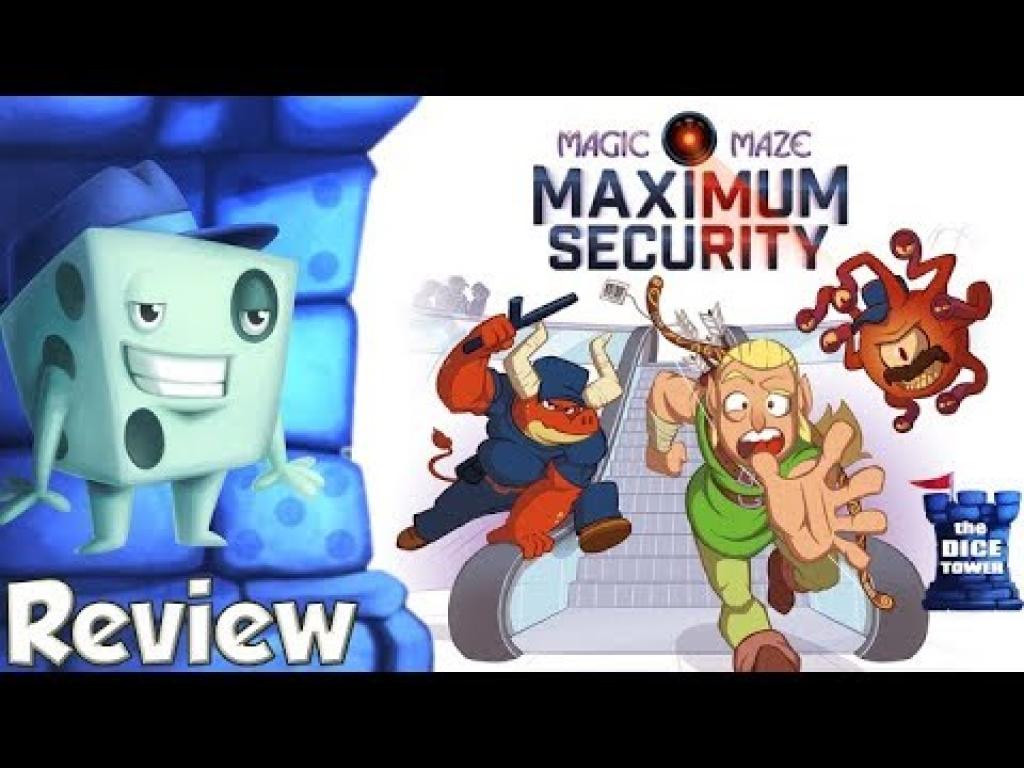 Magic Maze: Maximum Security Review - with Tom Vasel|The Dice Tower