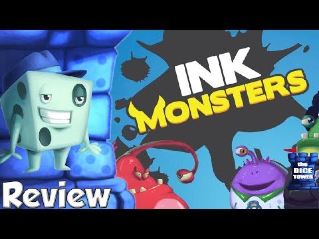 Ink Monsters Review - with Tom Vasel|The Dice Tower