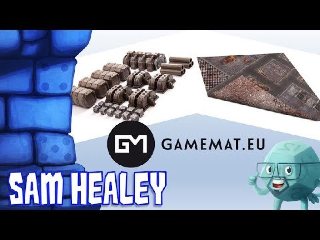 Gamemat.eu Products Review with Sam Healey|The Dice Tower