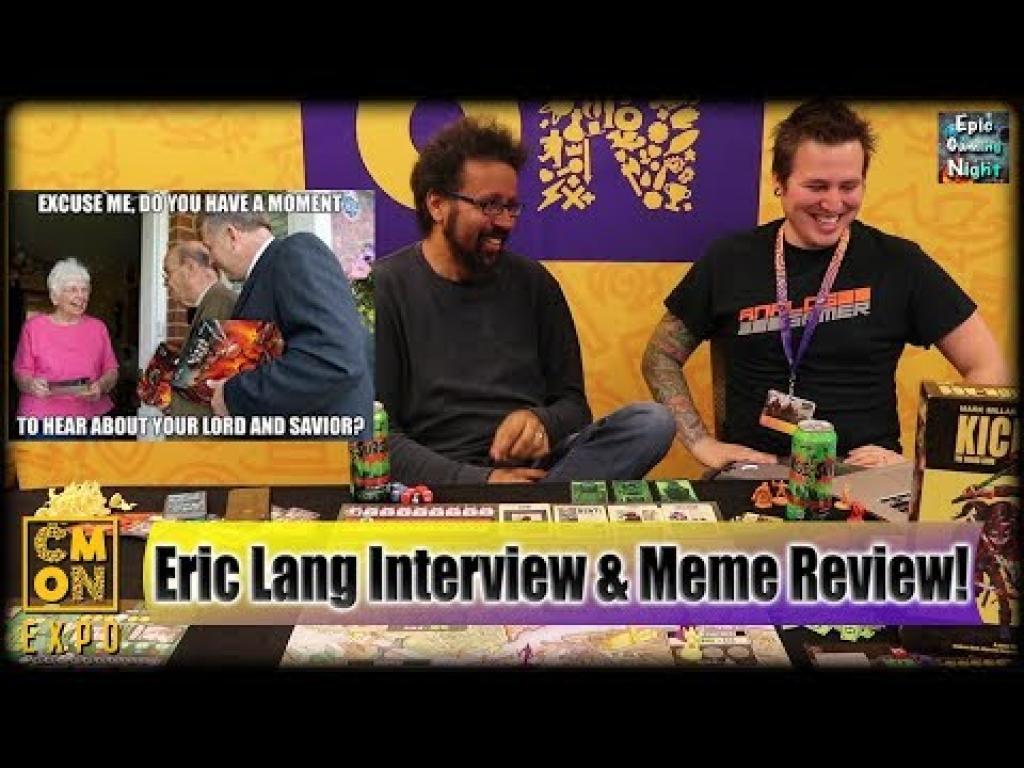 Eric Lang Interview & Meme Review | The Dice Tower