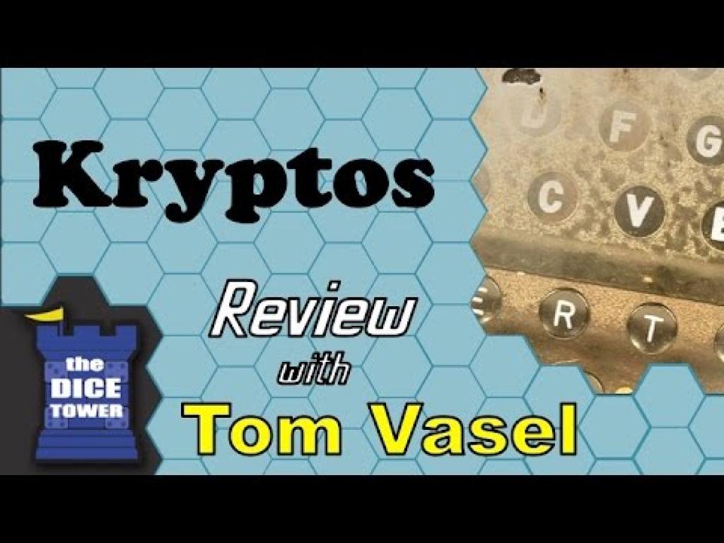 Kryptos Review - with Tom Vasel | The Dice Tower