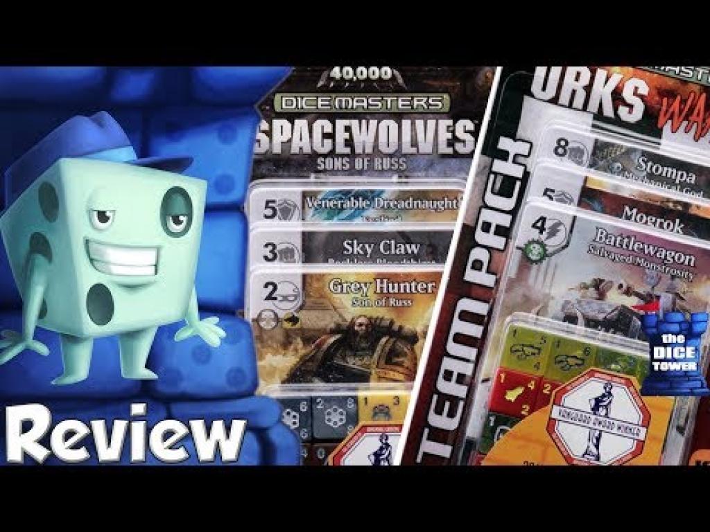 Warhammer 40K Dice Masters Team Packs Review - with Tom Vasel|The Dice ...