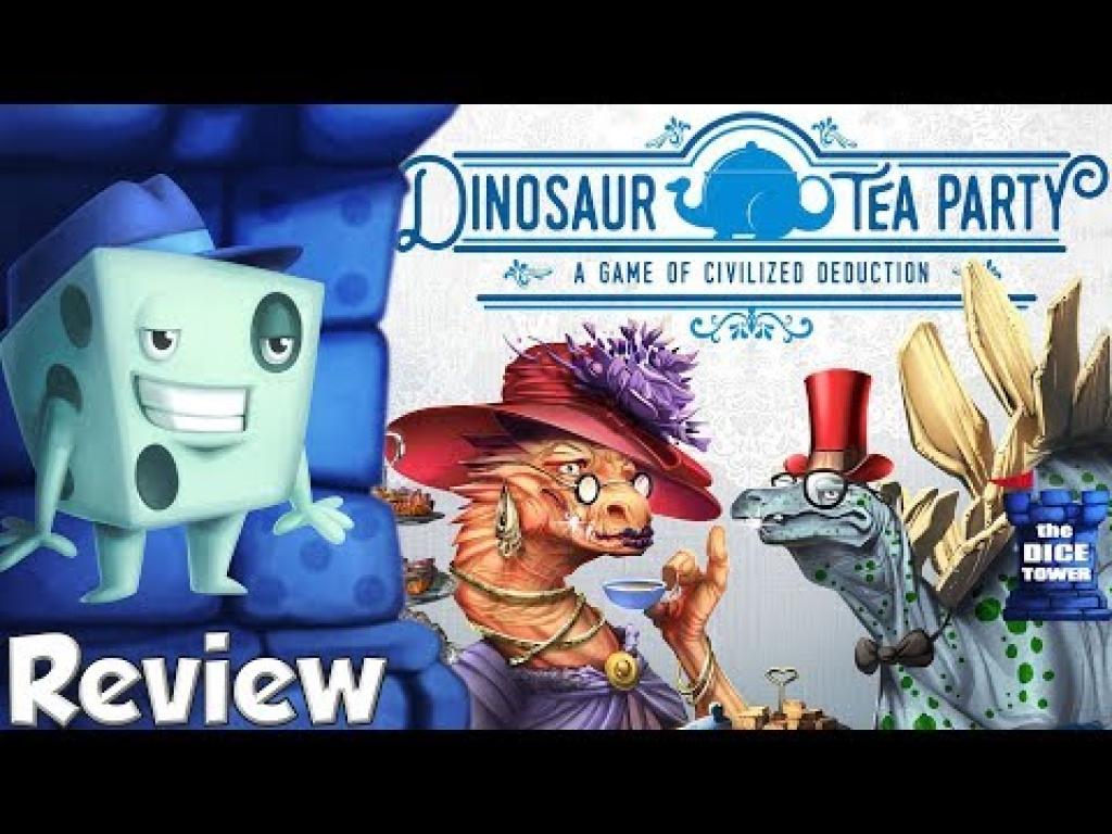 Dinosaur Tea Party Review With Tom Vasel The Dice Tower