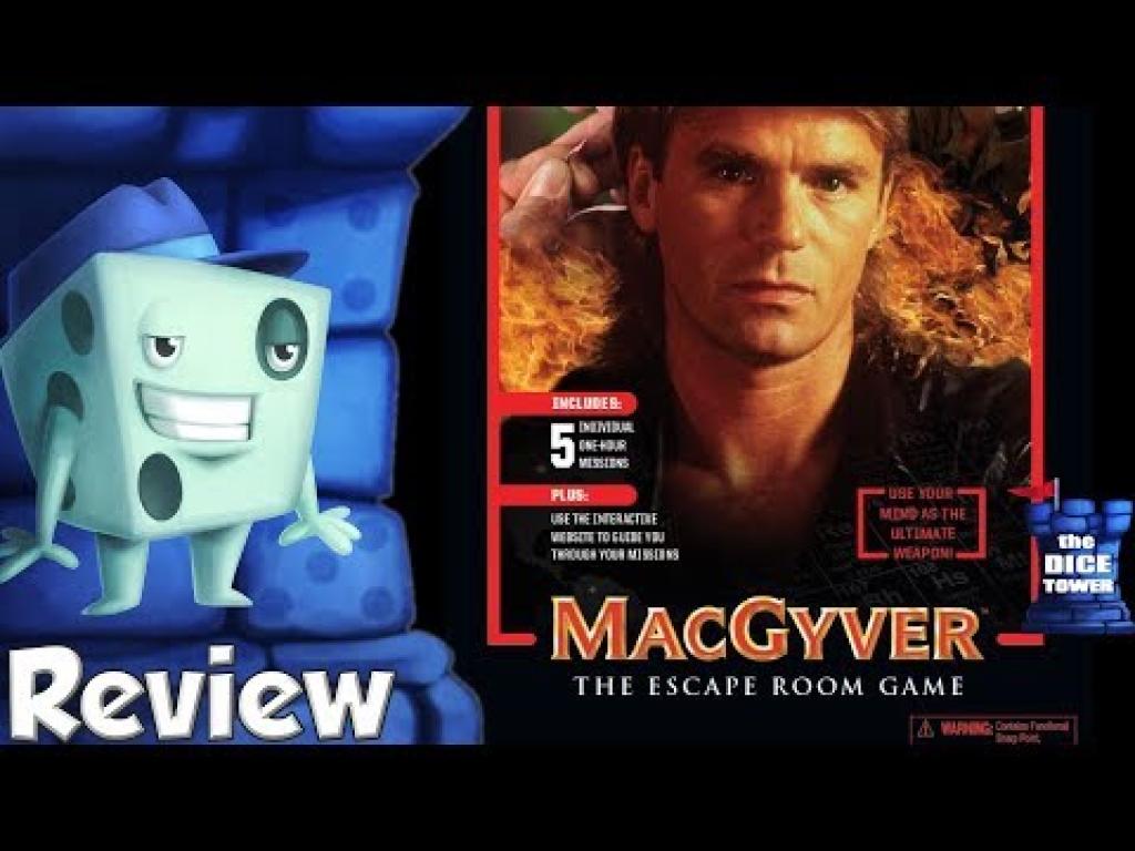 MacGyver: The Escape Room Game Review - with Tom Vasel|The Dice Tower