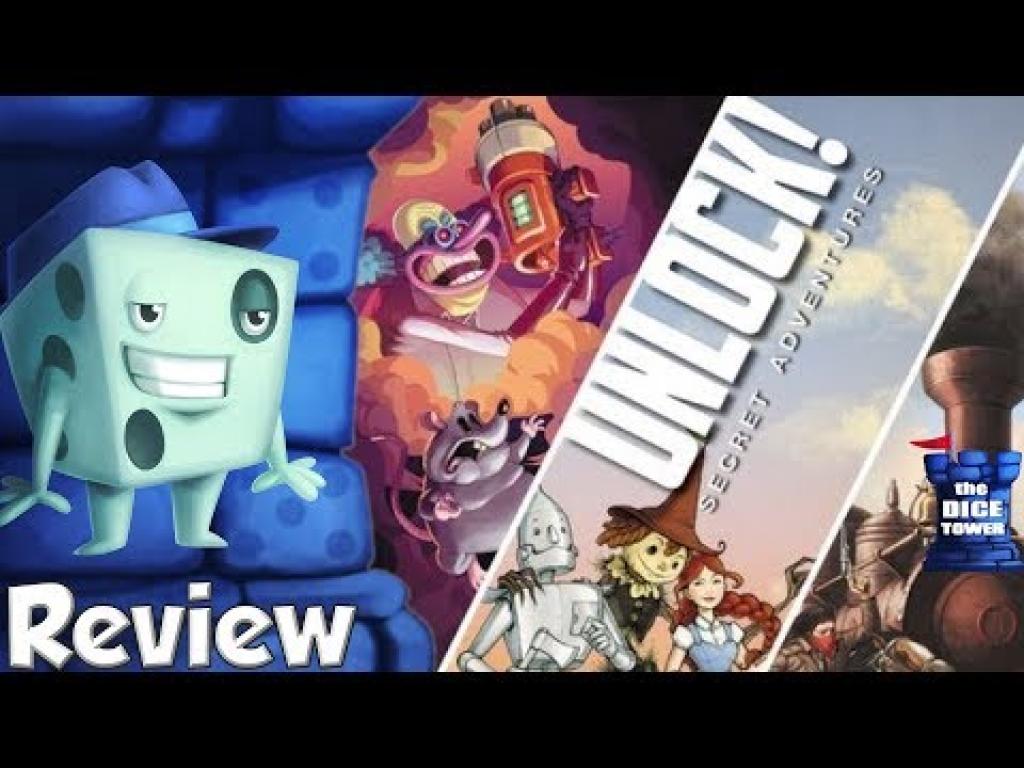 Unlock: Secret Adventures Review - with Tom Vasel|The Dice Tower
