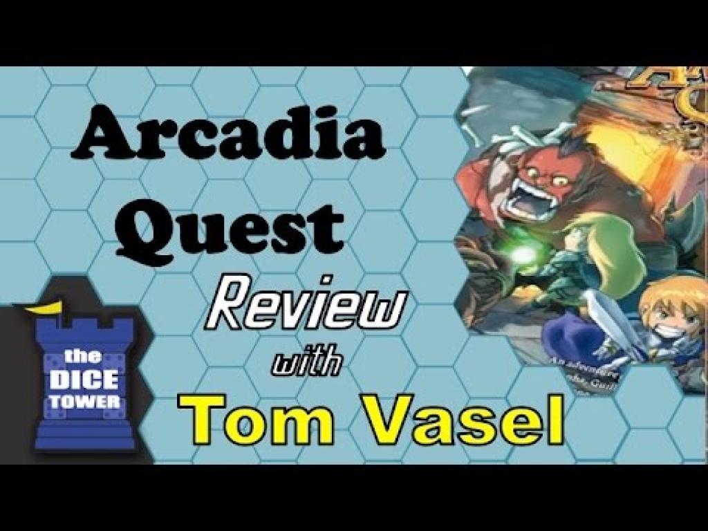 Arcadia Quest Review - with Tom Vasel|The Dice Tower