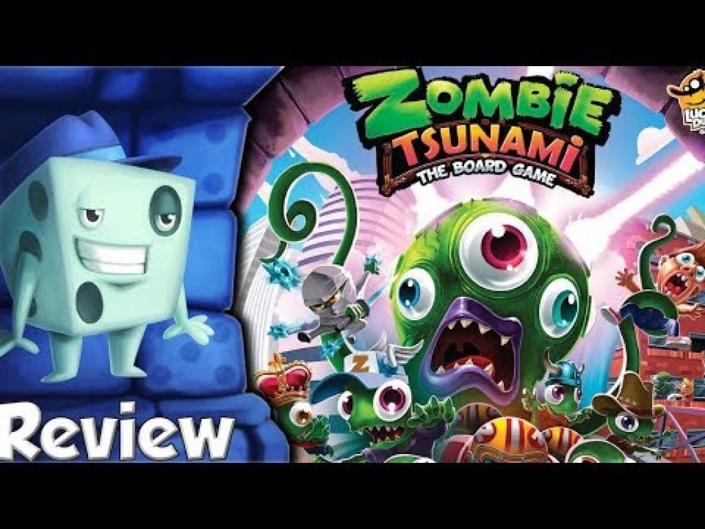 Zombie Tsunami Review with Tom Vasel|The Dice Tower