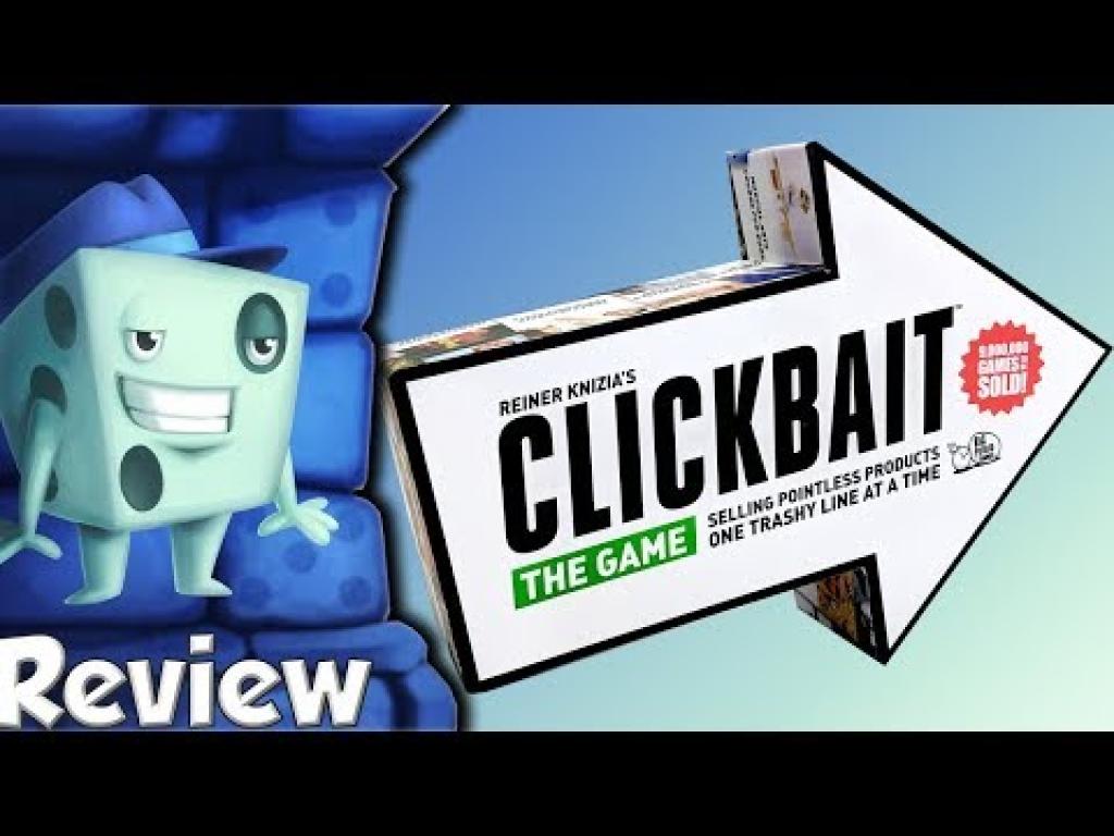 Clickbait Review - with Tom Vasel|The Dice Tower