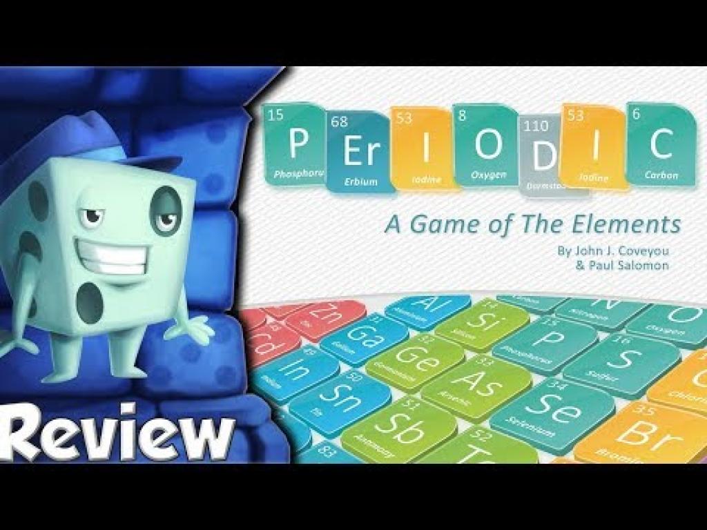 Periodic: A Game of The Elements Review - with Tom Vasel | The Dice Tower