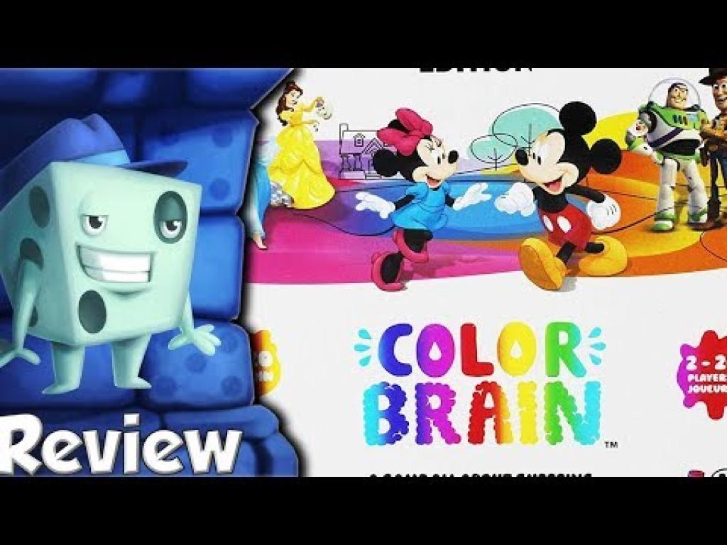Color Brain: Disney Edition Review - with Tom Vasel|The Dice Tower