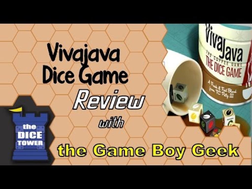 Vivajava Dice Game Review - with the Game Boy Geek|The Dice Tower