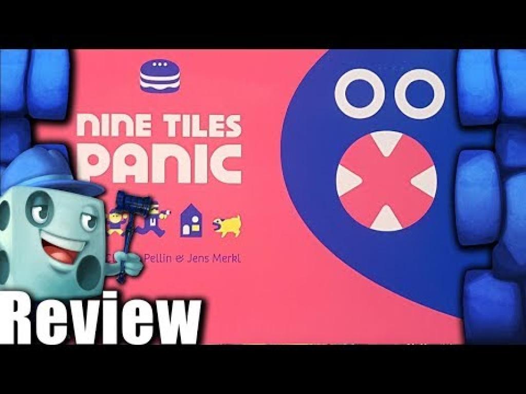 Nine Tiles Panic Review - with Tom Vasel|The Dice Tower