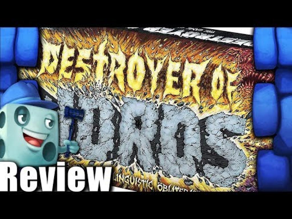 Destroyer of Words Review - with Tom Vasel|The Dice Tower