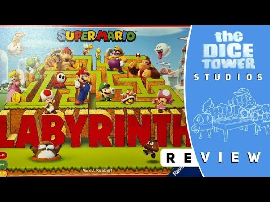 Super Mario Labyrinth Review: It's a Me, Labyrinth!|The Dice Tower