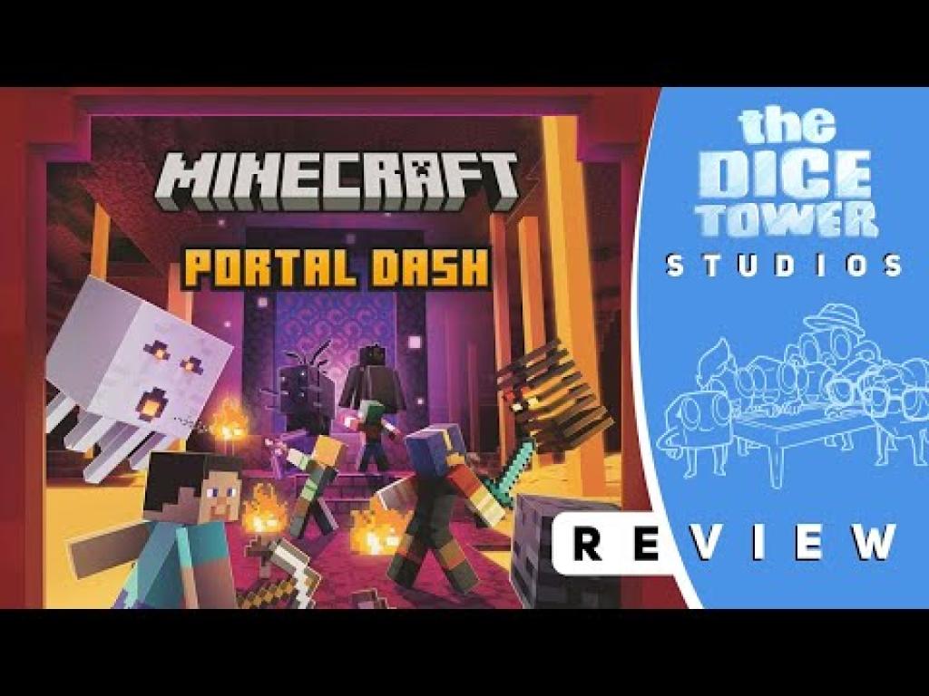 Minecraft Portal Dash Review: Dashing through the Mines|The Dice Tower