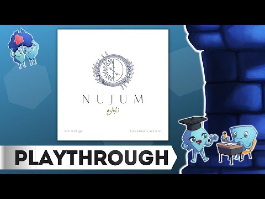 Nujum 💫🔭- Board Game, Playthrough with Tarrant and Stella | The Dice Tower