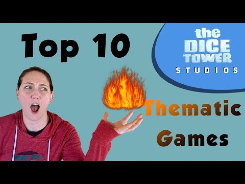 Top 10 Thematic Games of 2023 - with Milla | The Dice Tower