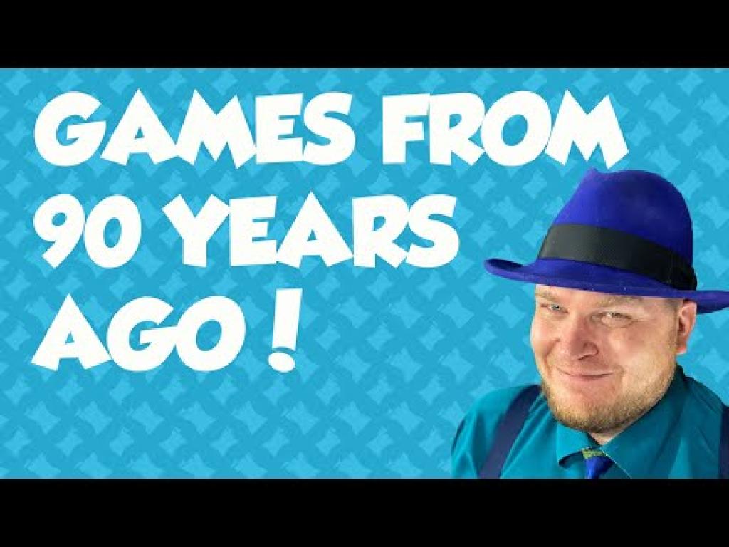 Games from 90 Years Ago! - with Tom Vasel | The Dice Tower