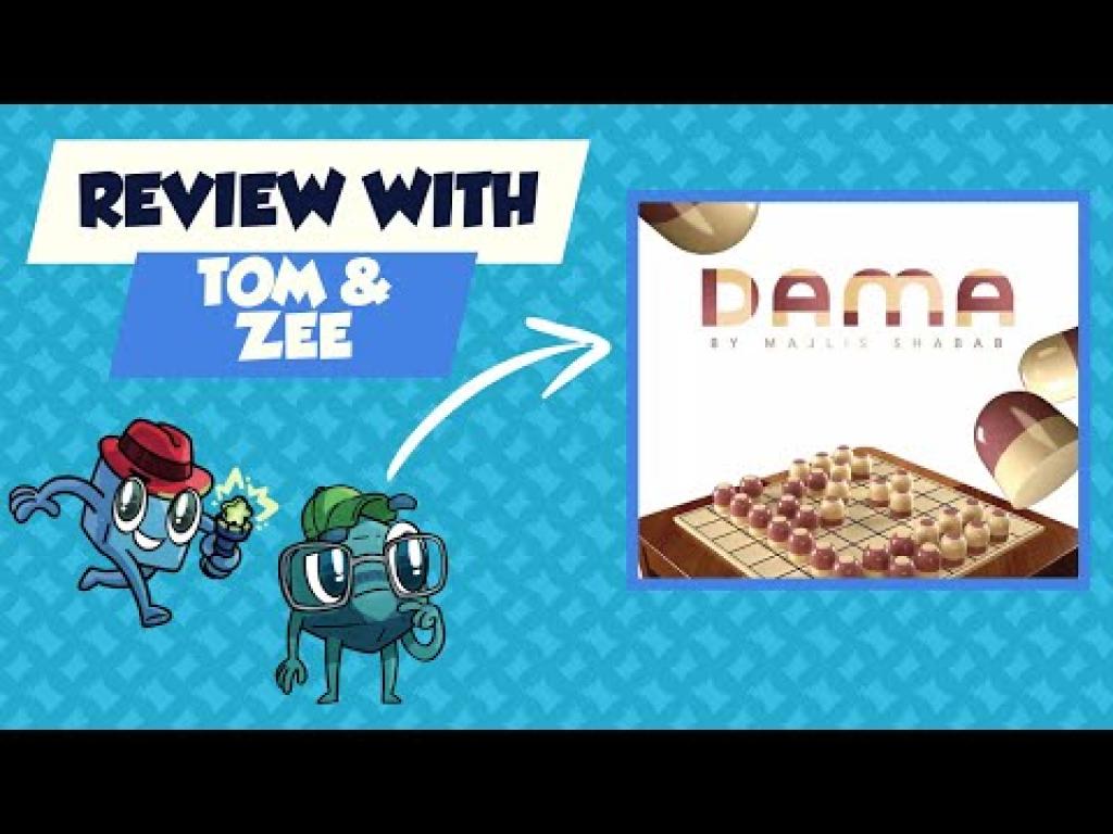 Dama Review: Quick Take with Tom & Zee|The Dice Tower