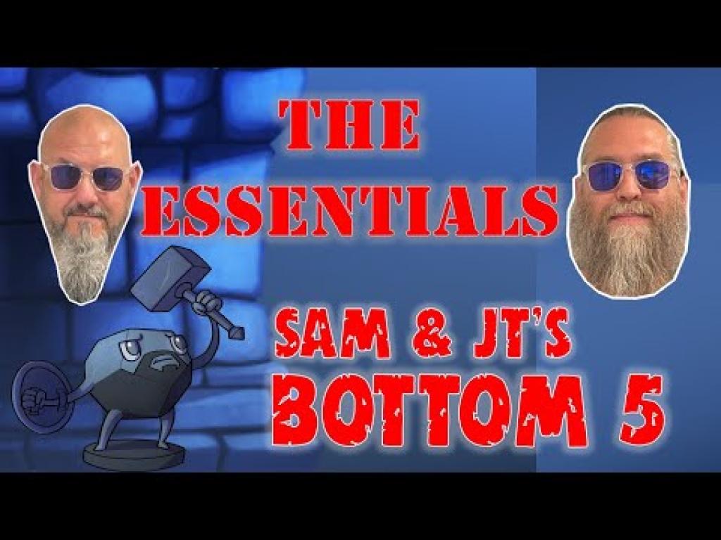 Sam & JT's Bottom 5 Games Every Gamer Should Own | The Dice Tower