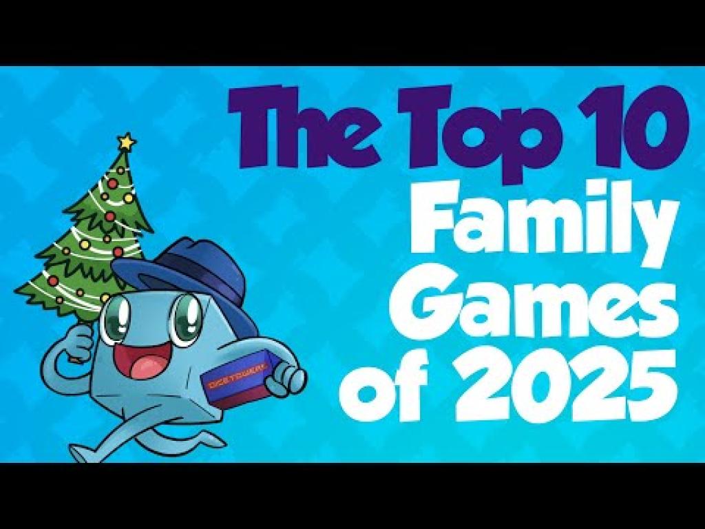 Top 10 Family Games of 2025 - with Tom Vasel | The Dice Tower