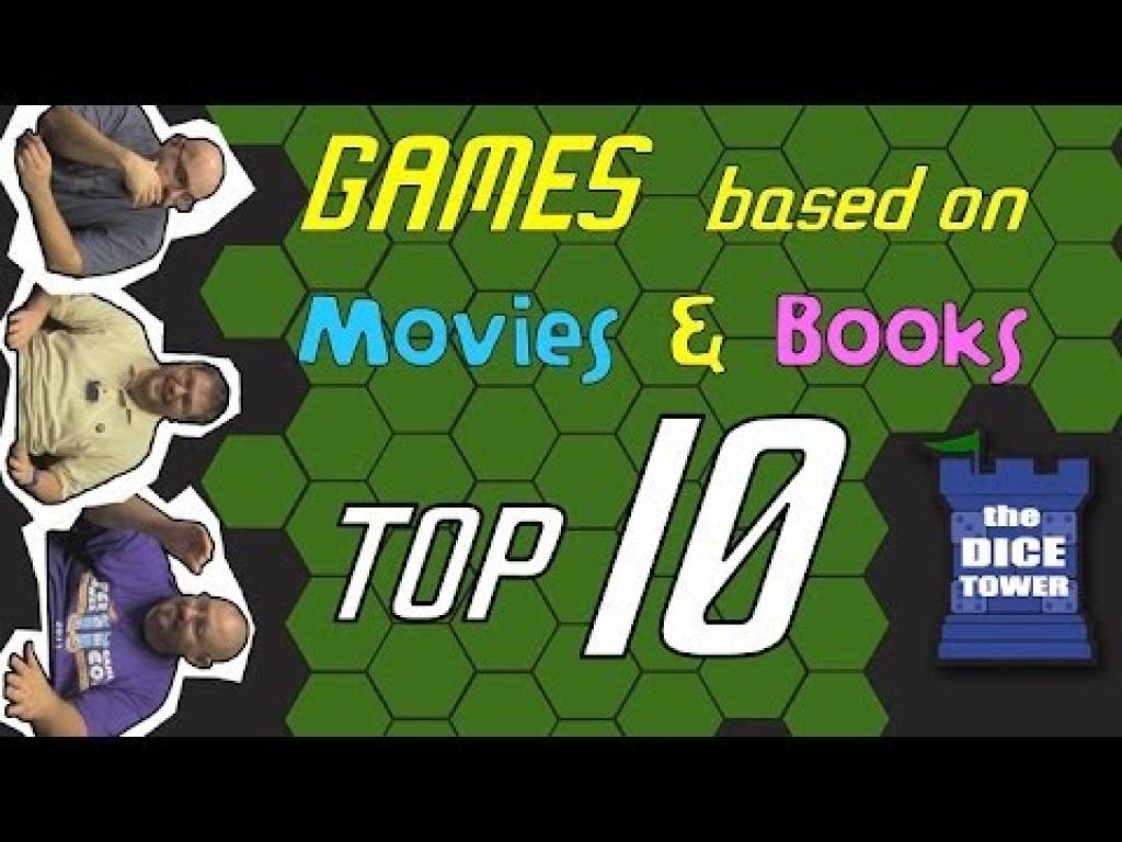 Top Ten Games based on Movies and Books | The Dice Tower