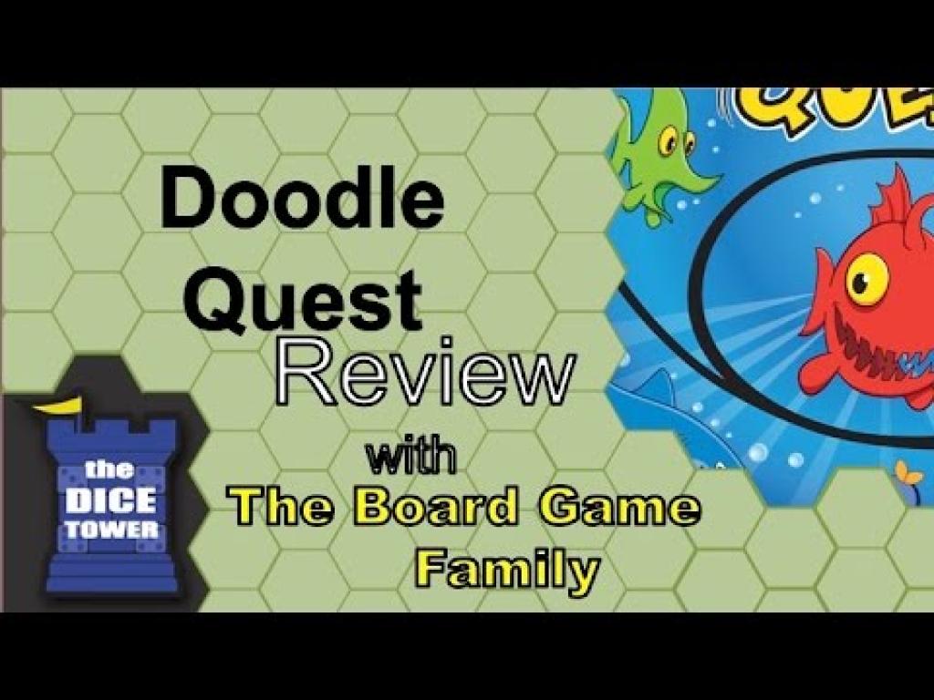 Doodle Quest review - with the Board Game Family|The Dice Tower
