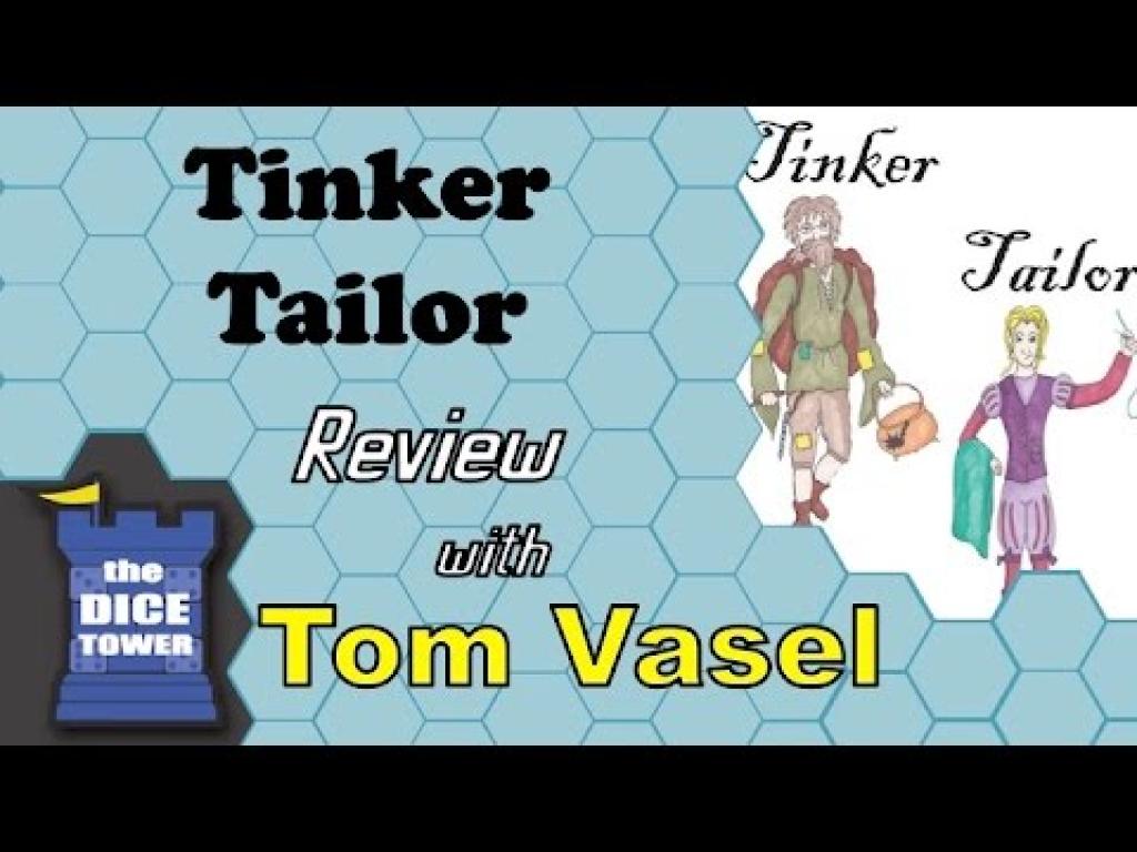 Tinker Tailor Review - with Tom Vasel|The Dice Tower