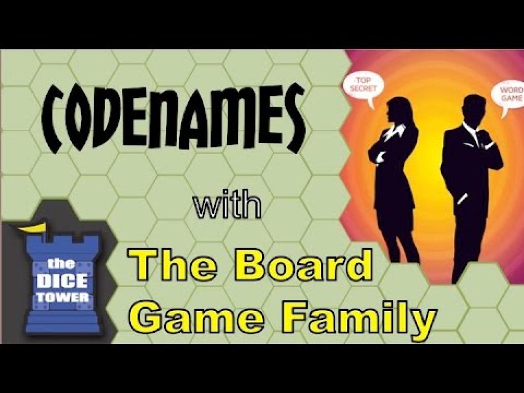 Codenames Review - with Board Game Family|The Dice Tower