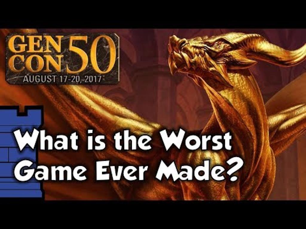 GenCon Questions: What is the Worst Game Ever Made and Why? | The Dice ...