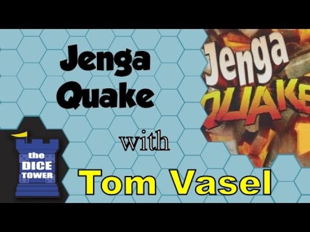 Jenga Quake Review - with Tom Vasel|The Dice Tower