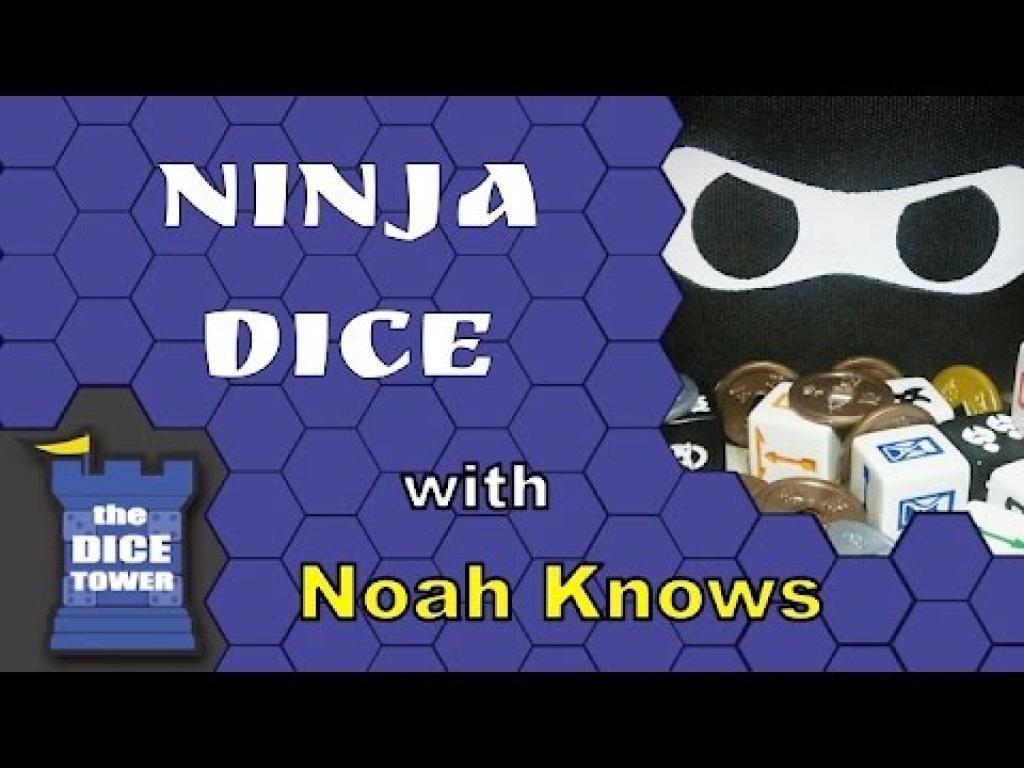 Ninja Dice Review - with Noah Knows|The Dice Tower