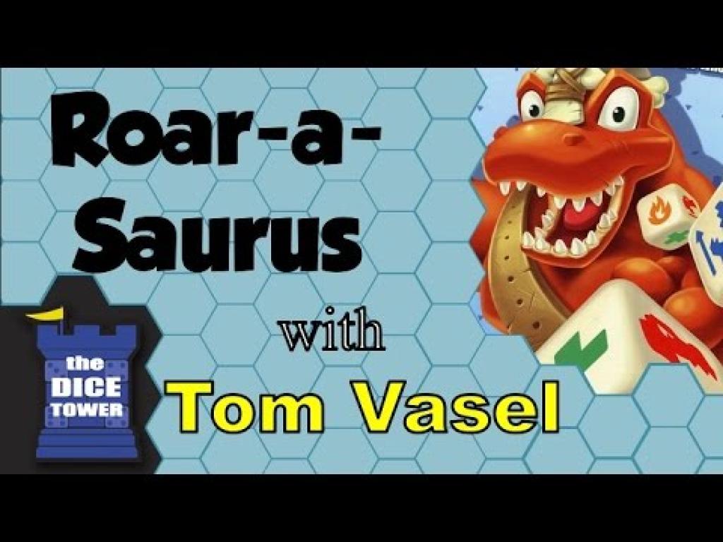 Roar-a-Saurus Review - with Tom Vasel|The Dice Tower