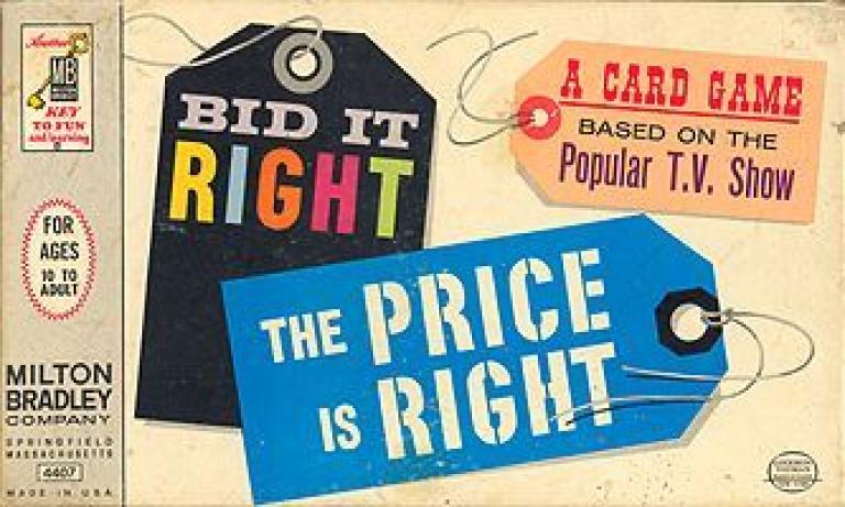 Bid It Right: The Price is Right Card Game | The Dice Tower